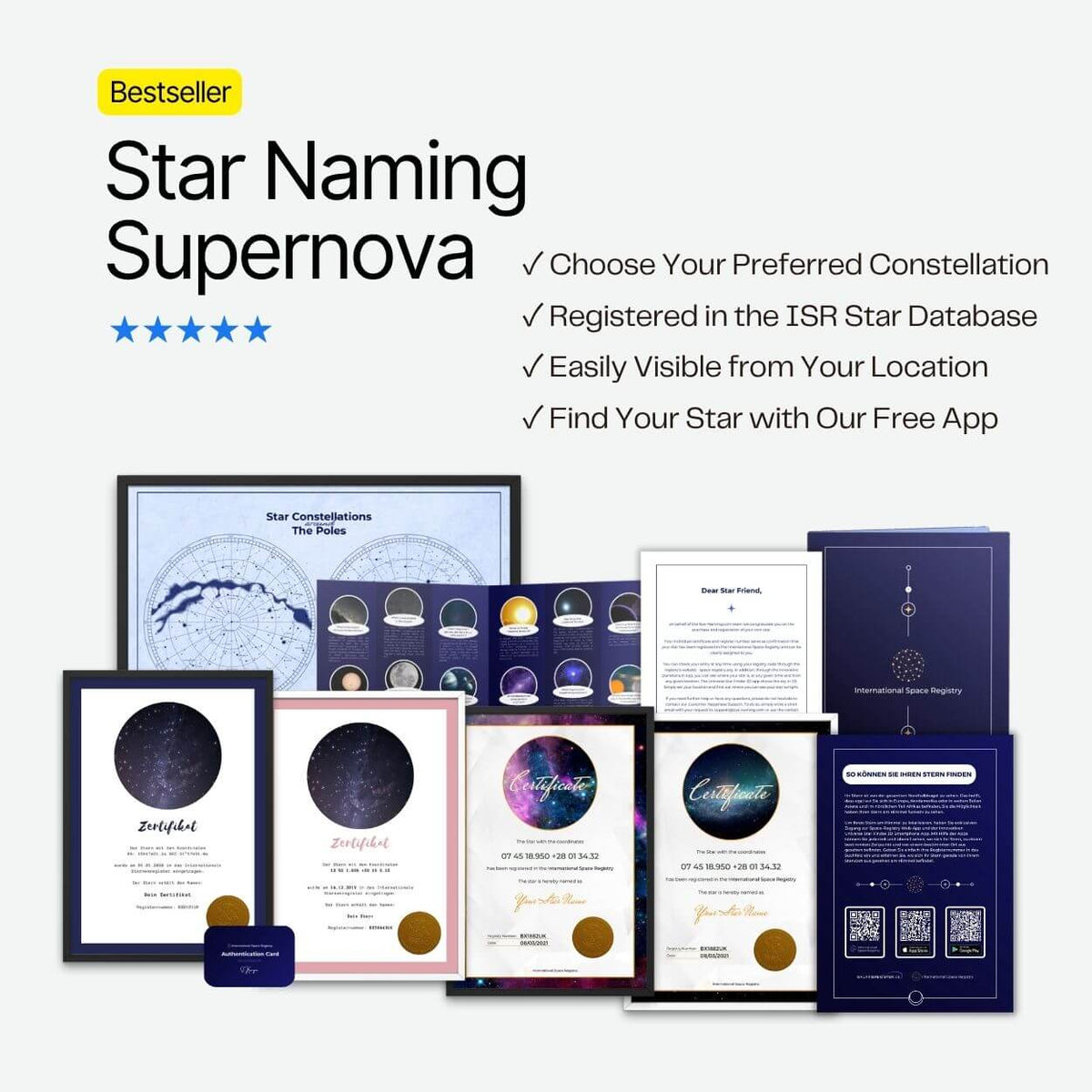 Supernova | Name a Visible Star in a Constellation | Star Naming